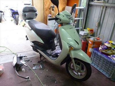 Bikeshop-icu | スクーター 整備 いっぱい 修理 点検 メンテナンス カスタム Today JOG v125 Leed PWetc